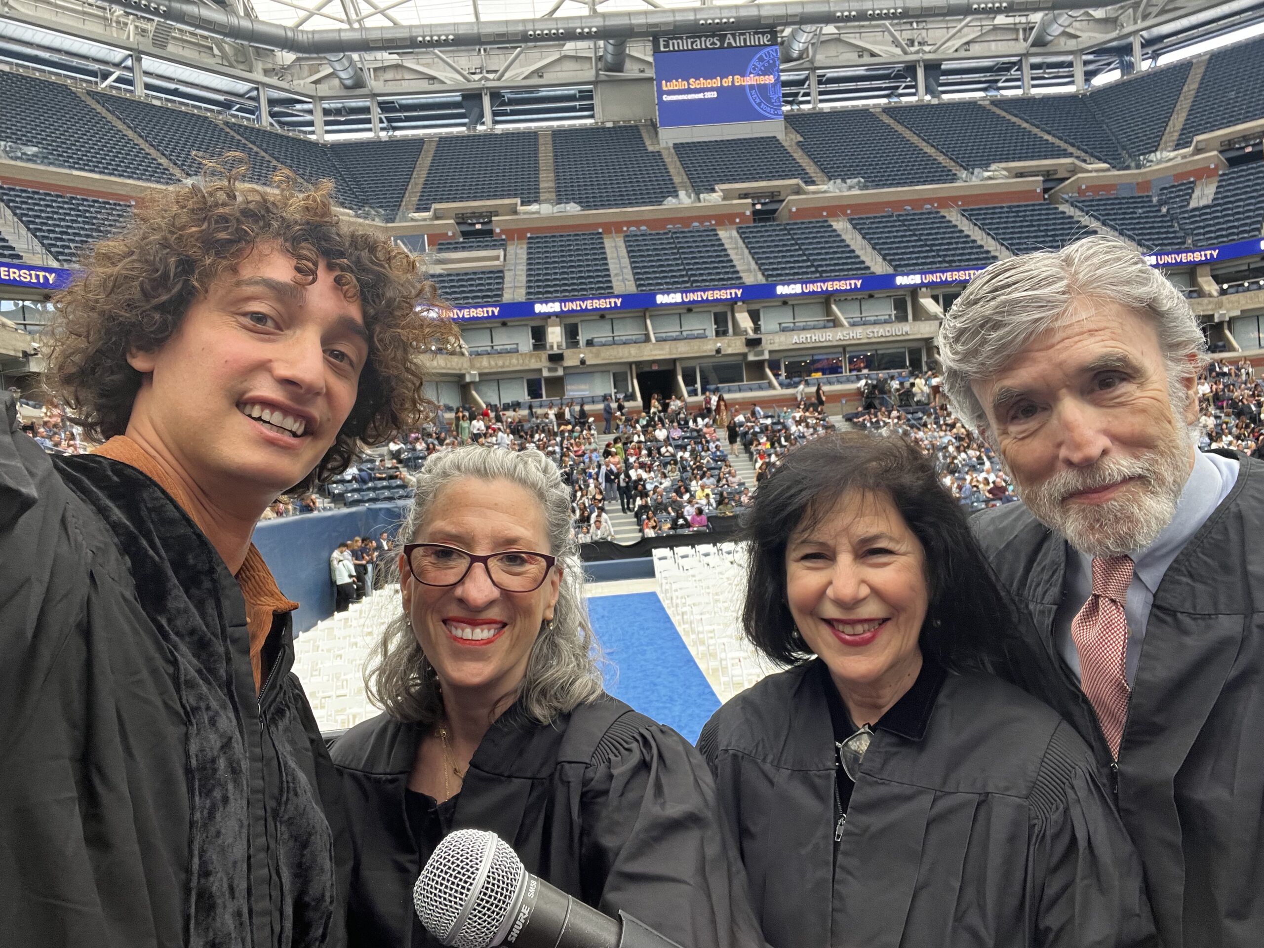 Pace Graduation Ceremonies at Arthur Ashe Stadium- Exhilarating and ...